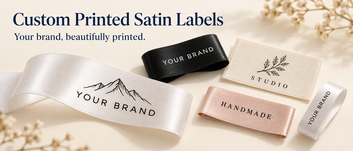 Custom Printed Satin Labels for Clothing | WORLDWIDELABEL – worldwidelabel